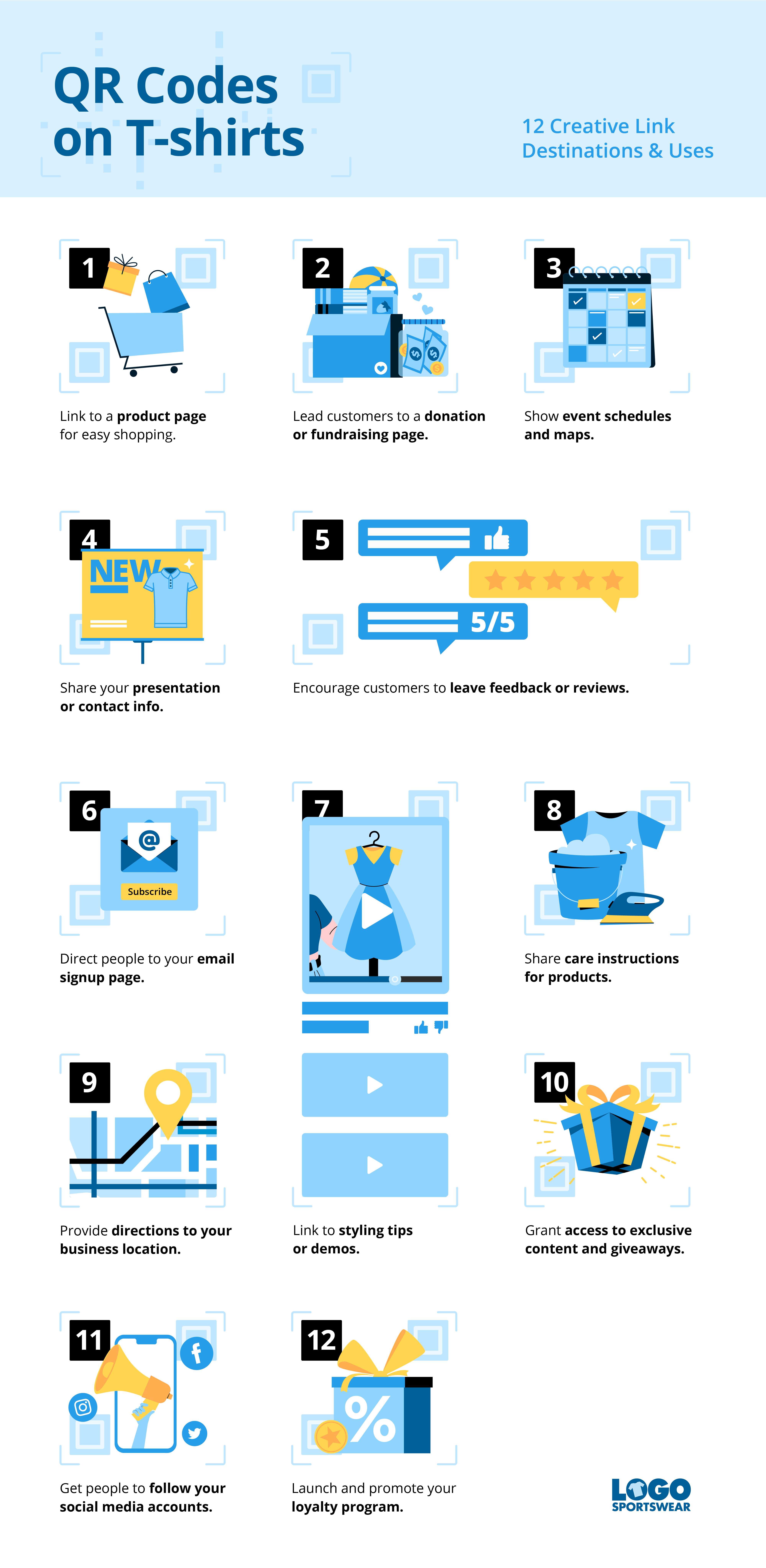 QR Codes on T-shirts: 12 Creative Link Destinations and Uses ...